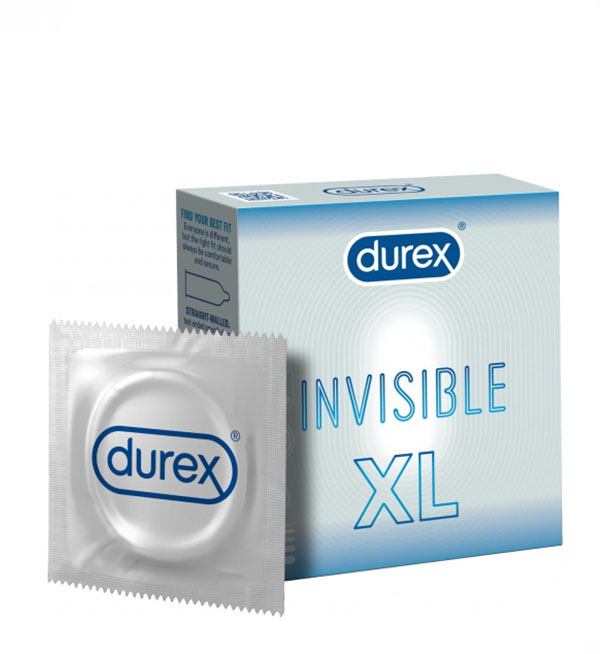 Durex Invisible XL 3τεμ | Efrago
